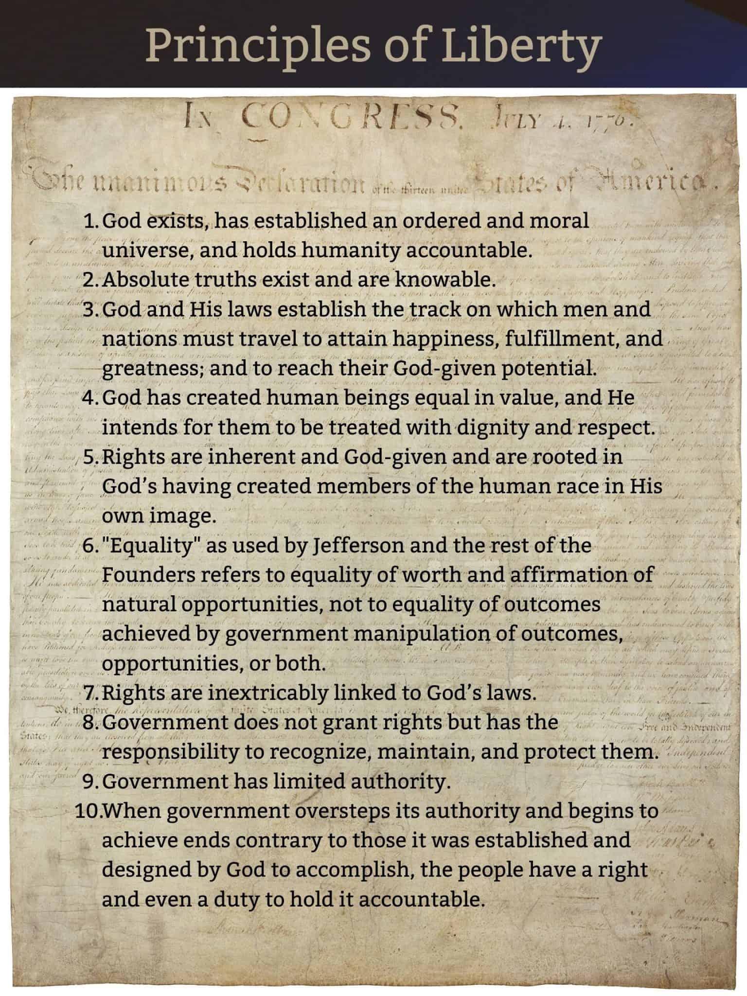 Principles of Liberty, Session 2 – Discover Bedrock Truth